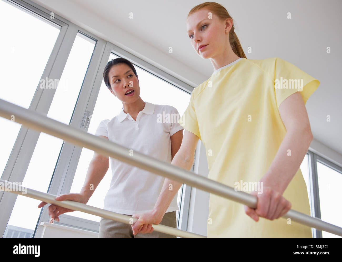 Patient doing physical therapy Stock Photo - Alamy