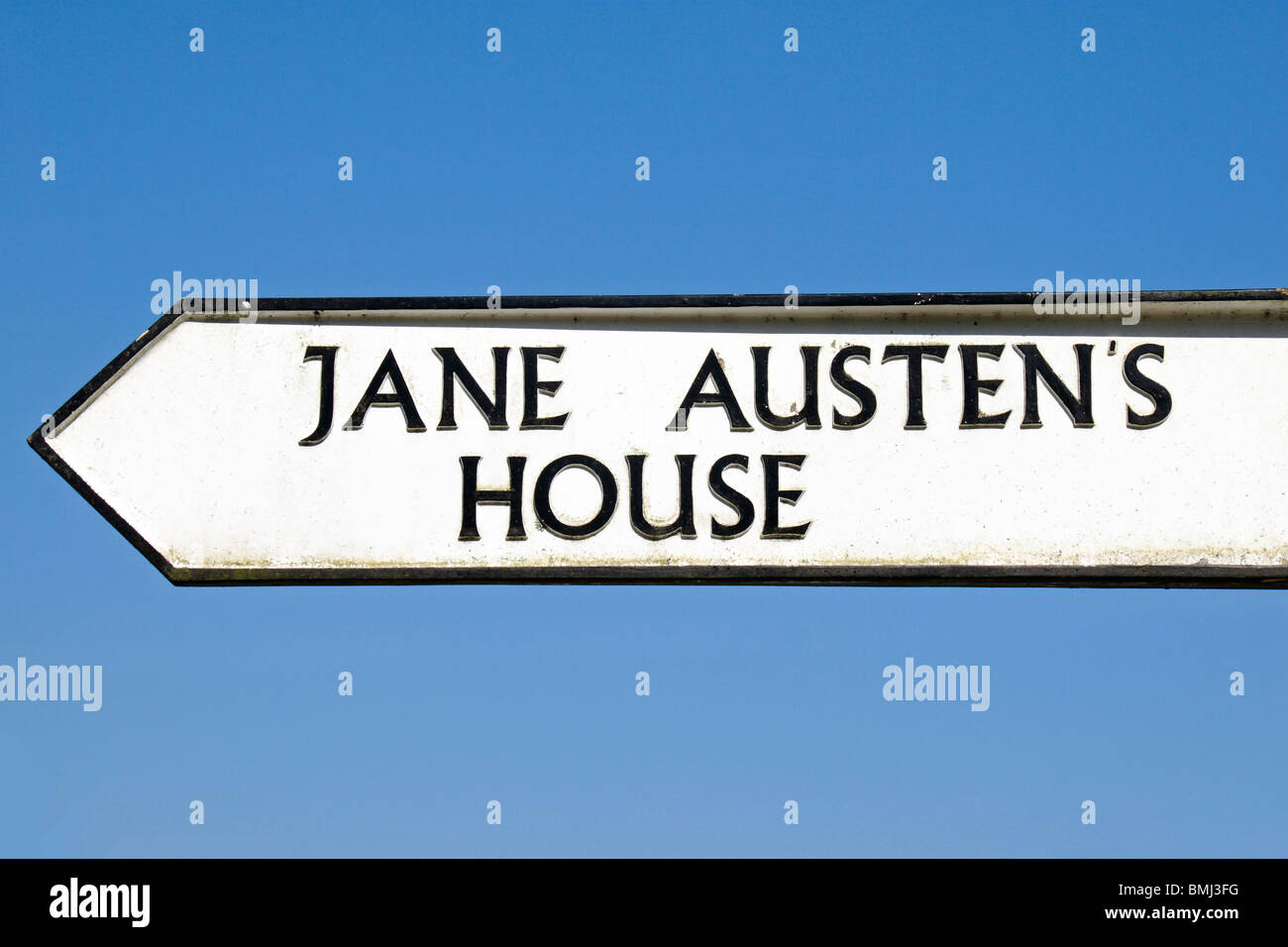 Sign pointing jane austens house hi-res stock photography and images ...