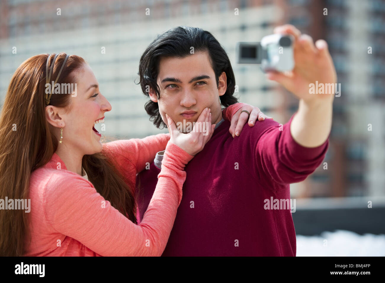 Man taking self portrait Stock Photo - Alamy