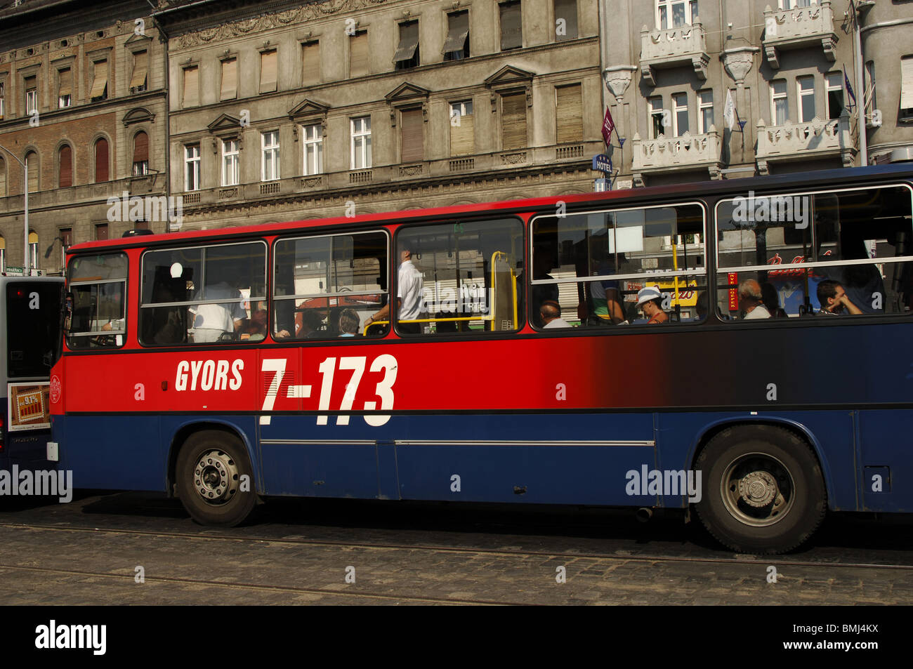 Bus Stop East Station. Budapest. Hungary Stock Photo - Alamy