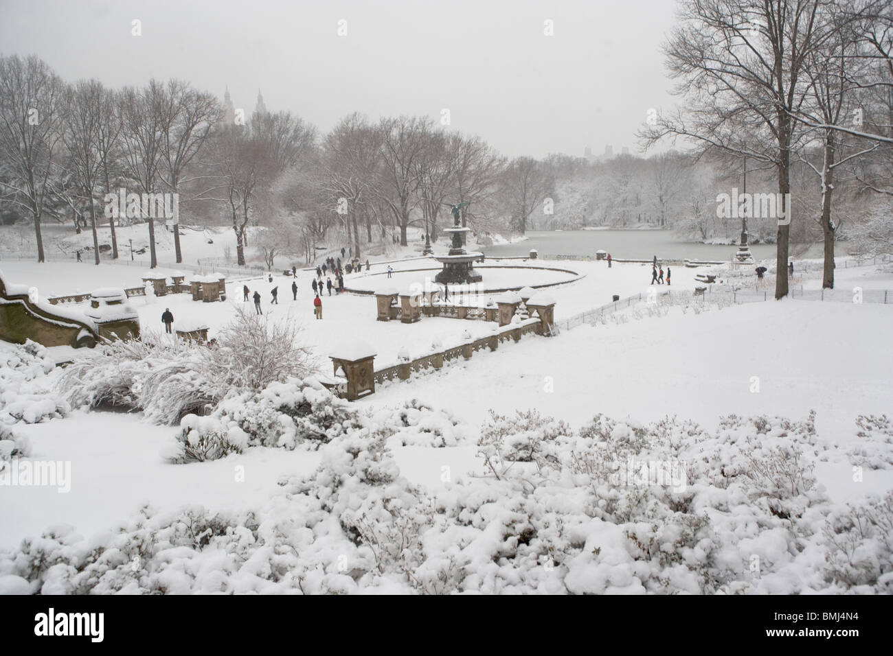 Central Park in winter Stock Photo - Alamy