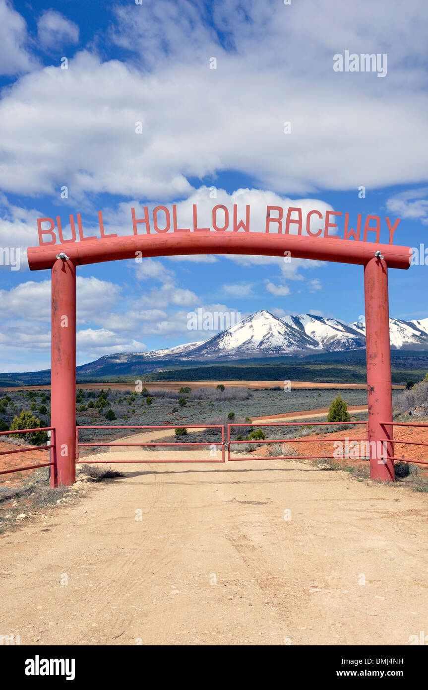 Bull Hollow Raceway, Monticello, Utah, USA Stock Photo - Alamy