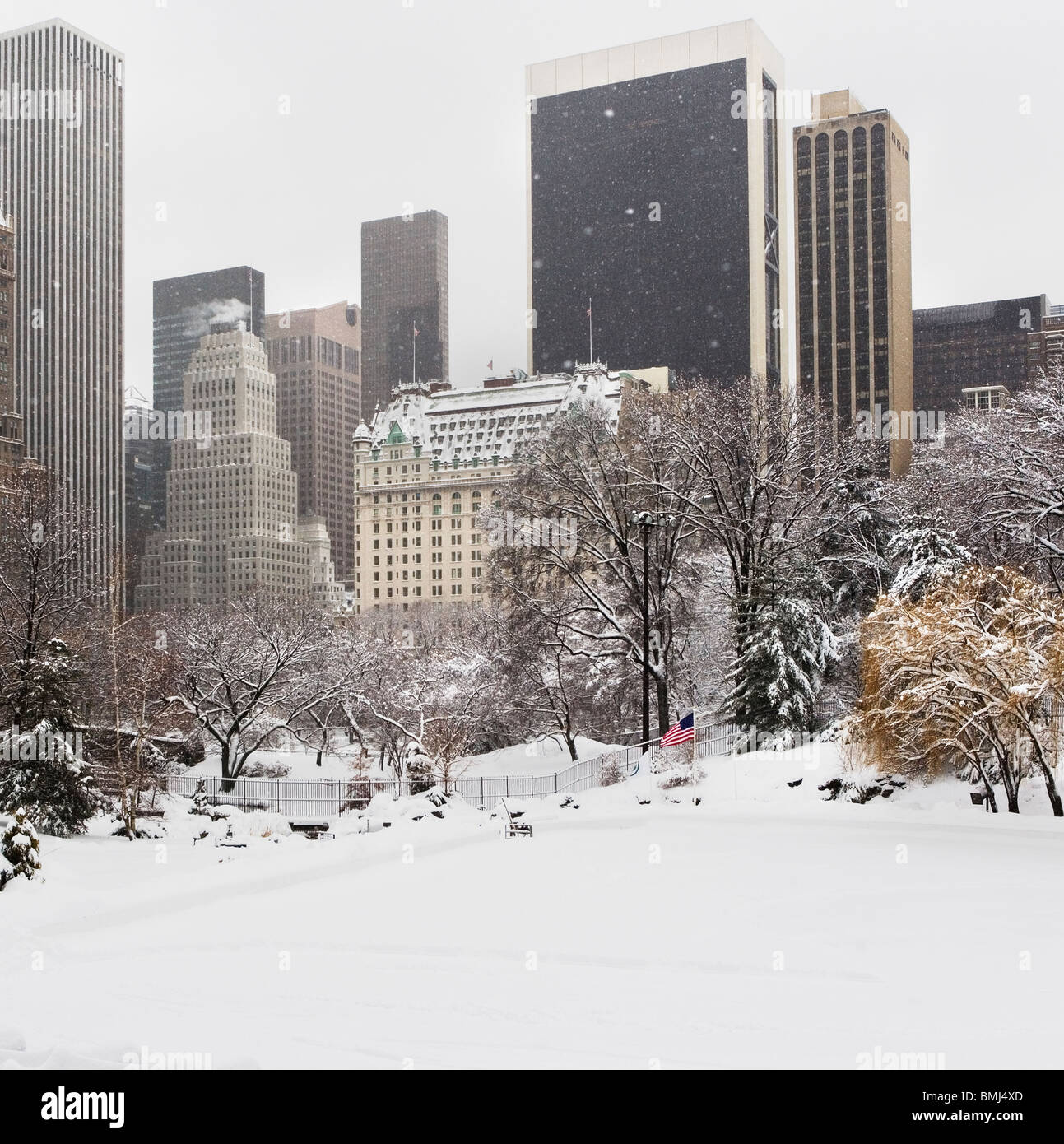 Central Park in winter Stock Photo - Alamy