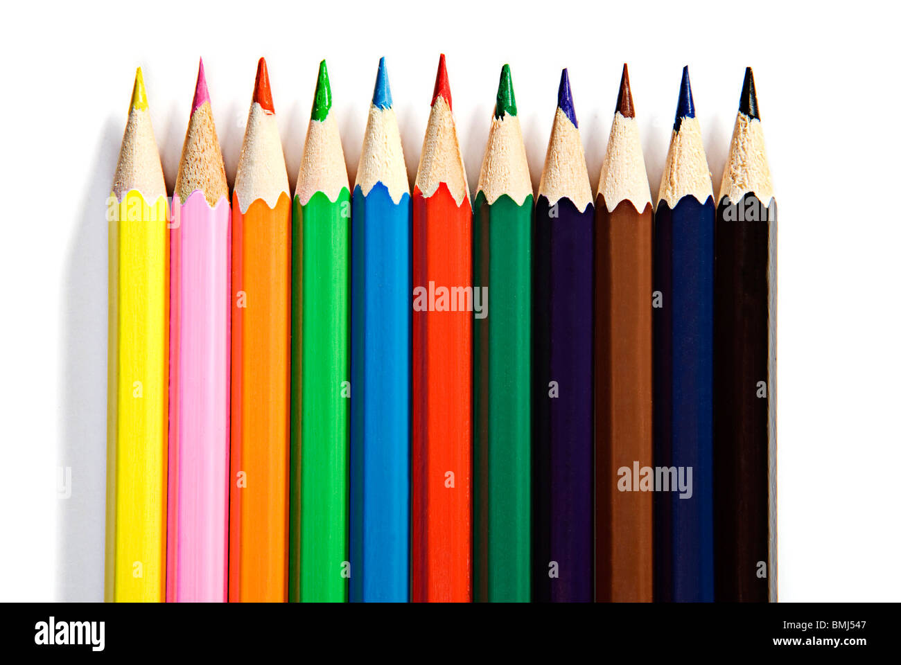 set of colorful pencils Stock Photo - Alamy