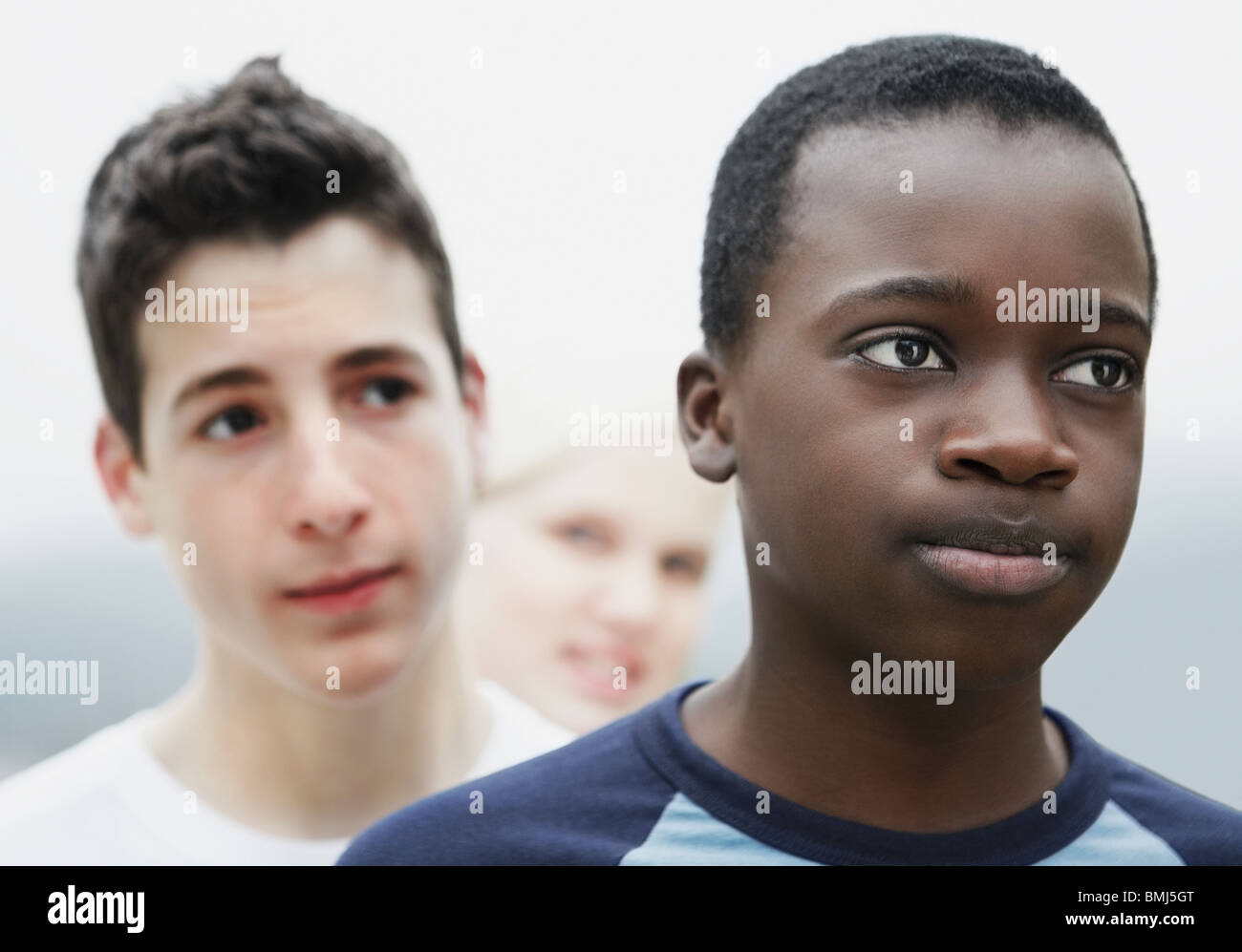 Concerned young boys Stock Photo - Alamy