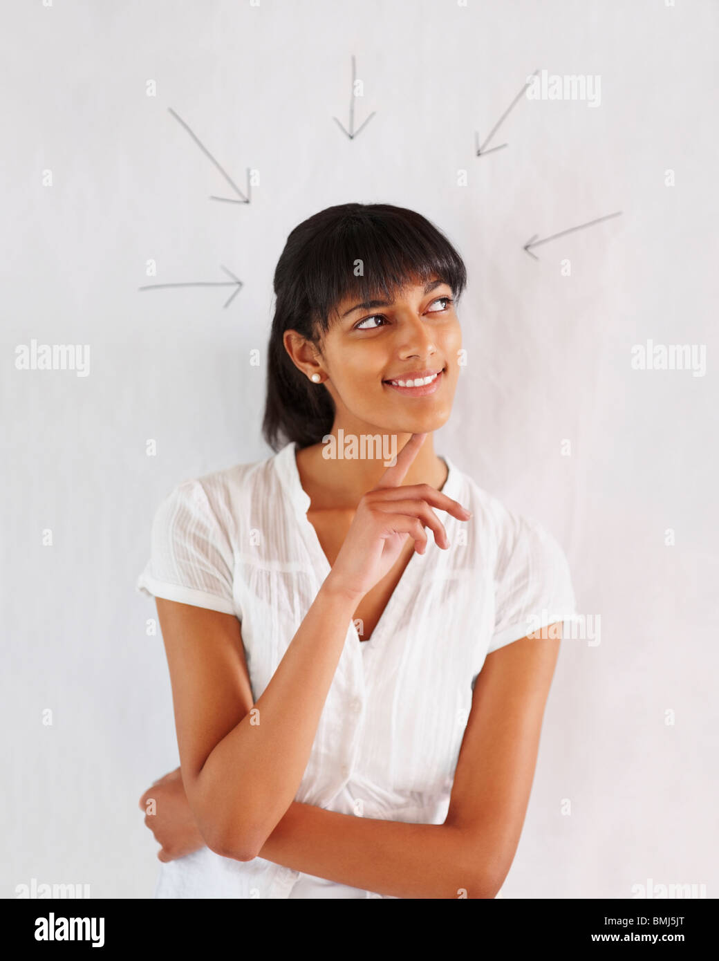 Student with a fresh idea Stock Photo - Alamy