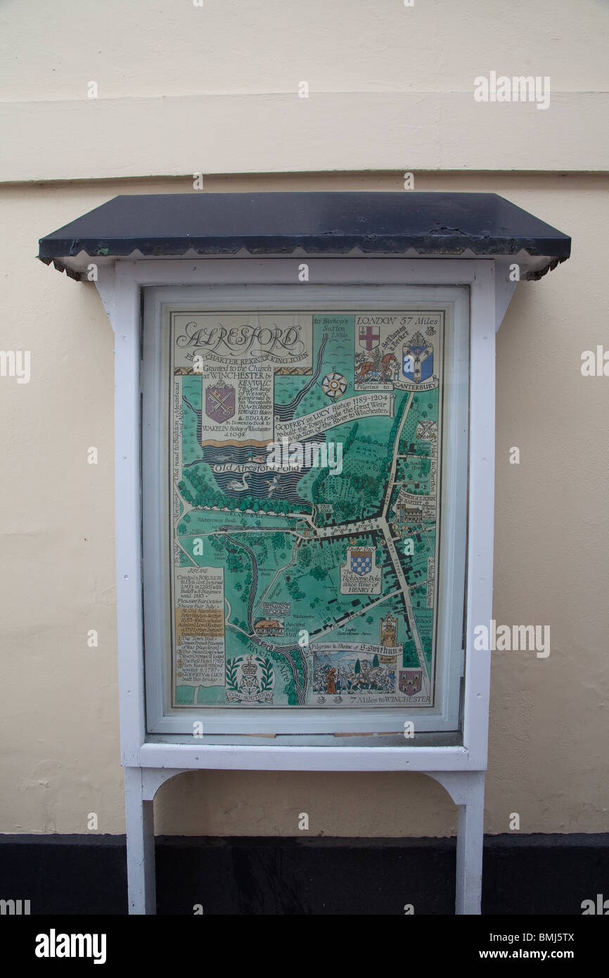 Alresford map hi-res stock photography and images - Alamy