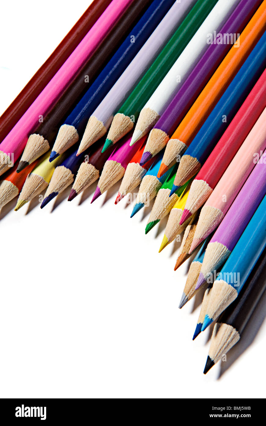 set of colorful pencils Stock Photo - Alamy