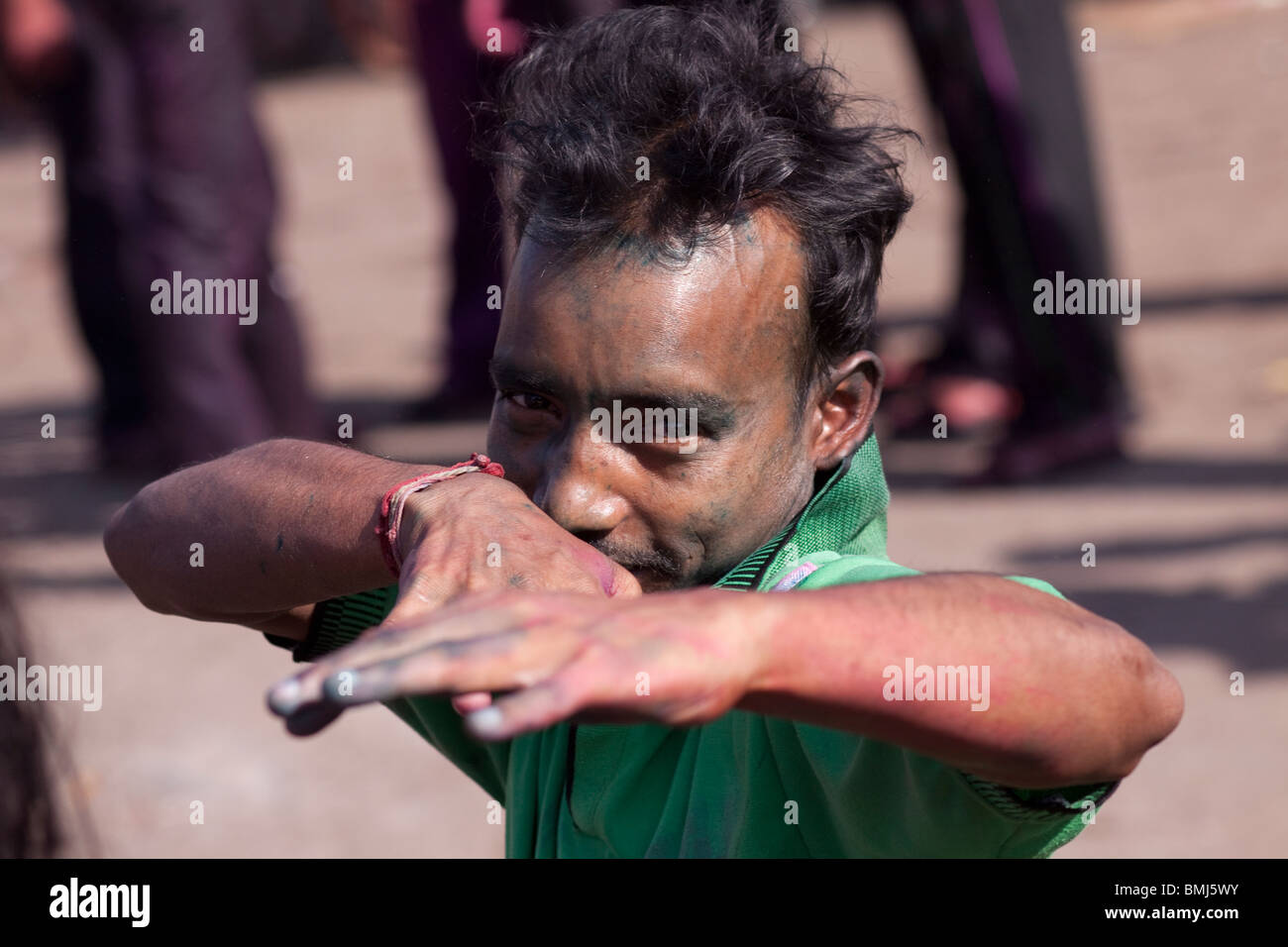 Rang Panchami, celebration of Holi with throwing of colors in Nasik ...