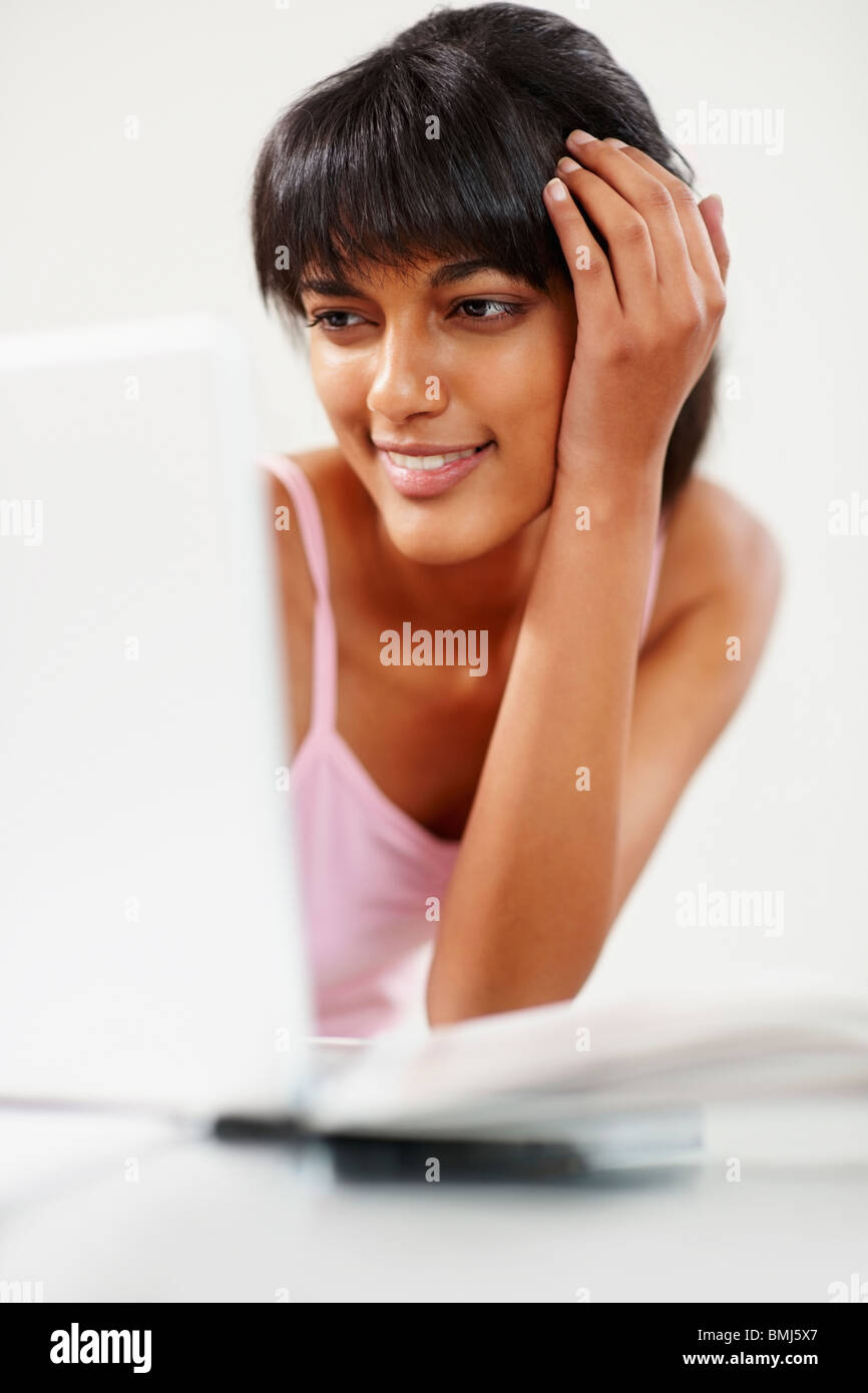 Student doing homework Stock Photo - Alamy