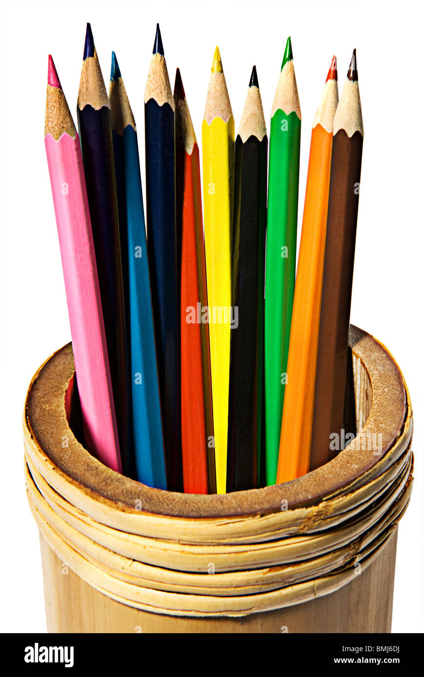 set of colorful pencils Stock Photo - Alamy