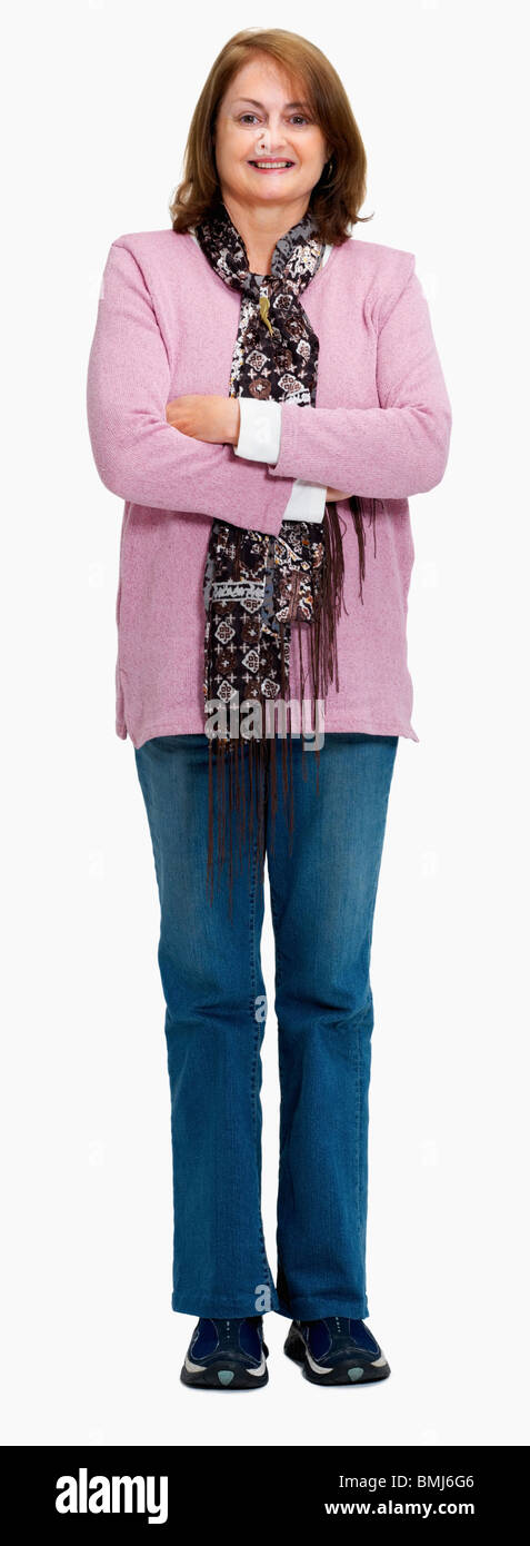 Happy confident portrait mature Cut Out Stock Images & Pictures - Alamy