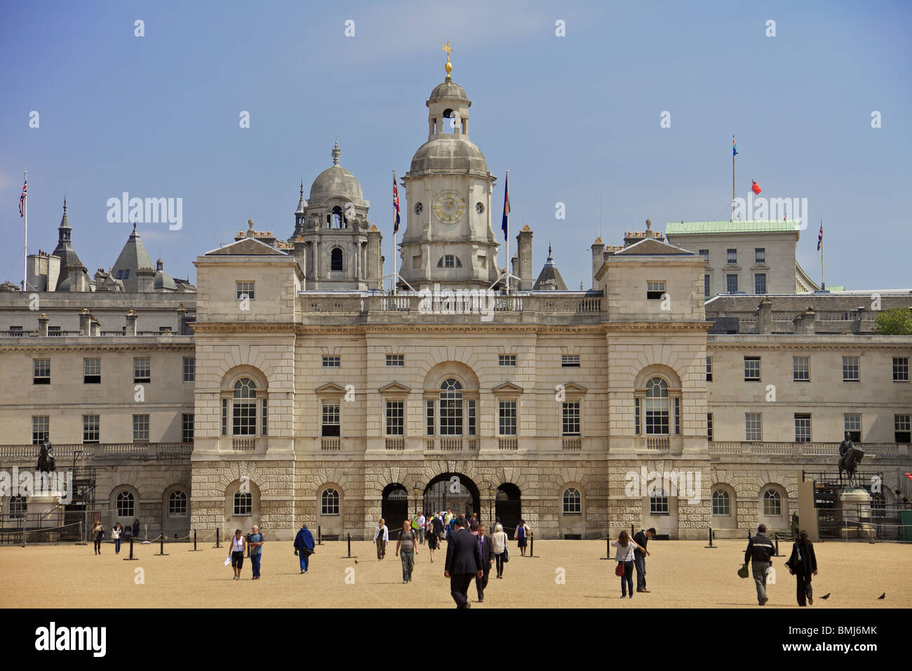 The Ministry of Defense building, Horses Guards Parade, London Stock ...