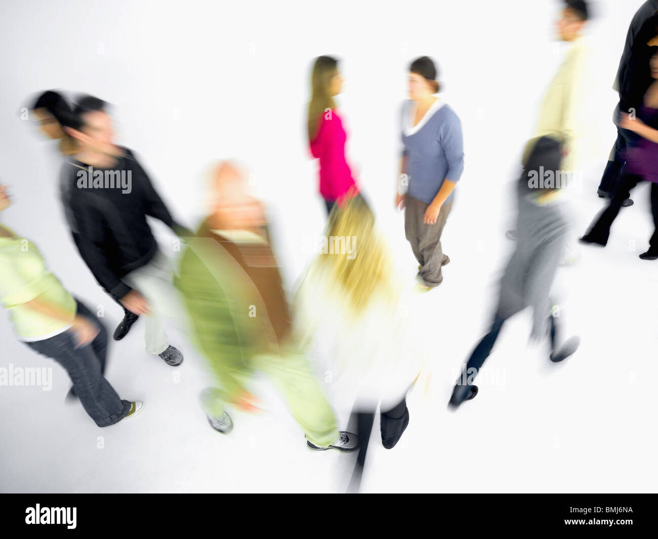 People in motion Stock Photo - Alamy
