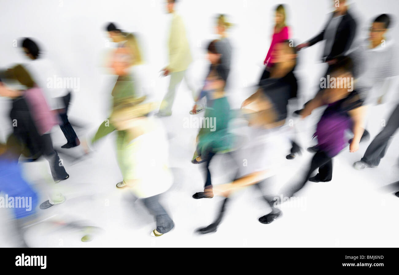 People in motion Stock Photo - Alamy