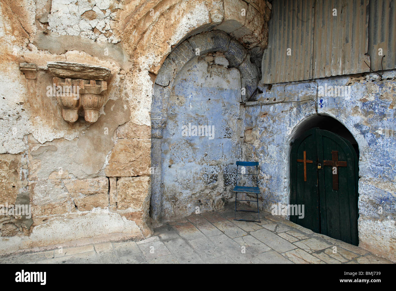Israel,Jerusalem,Ethiopian Monastery,Ethiopian Coptic Monastery Stock ...