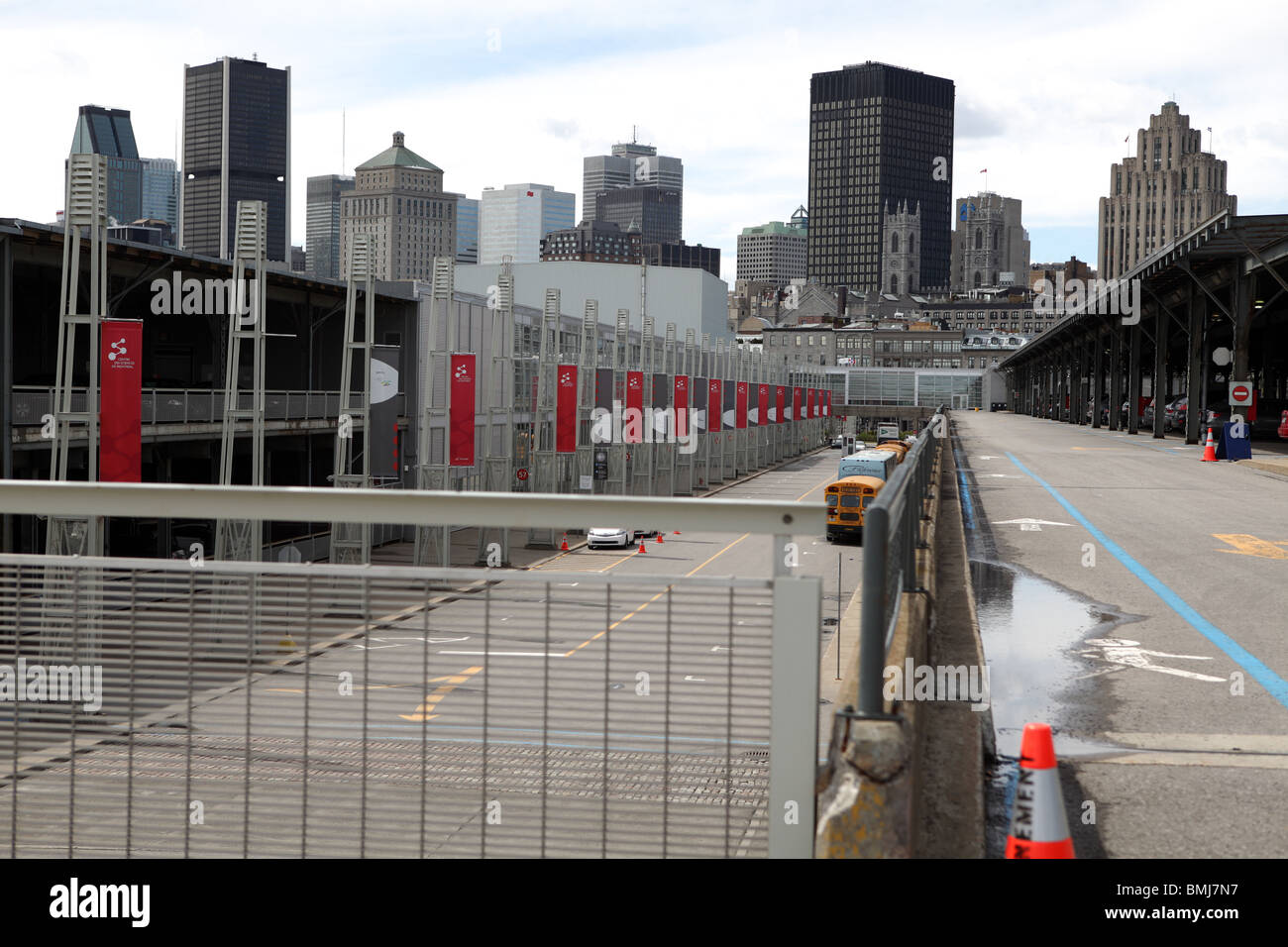 Overview of Montreal from King Edward Quay - old harbour - Montreal ...