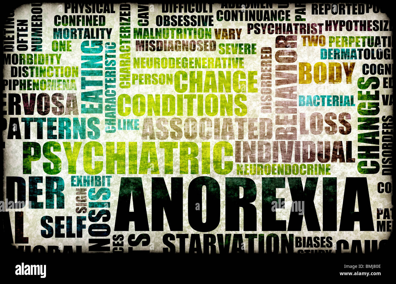 Anorexia Nervosa Eating Disorder as a Concept Stock Photo - Alamy