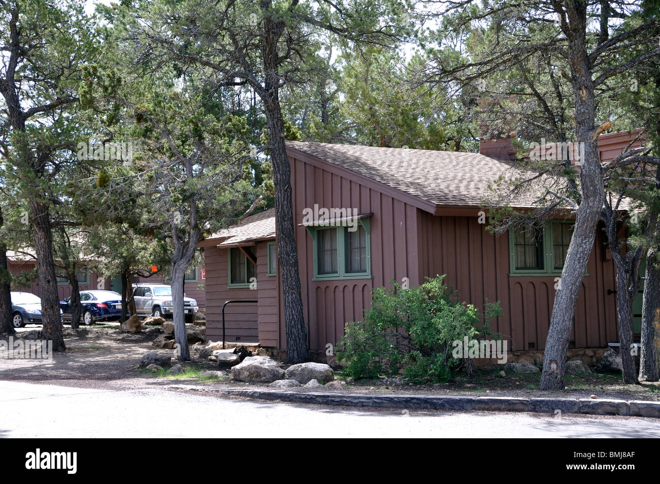 Maswik Lodge cabins in Grand Canyon, Arizona, USA Stock Photo - Alamy