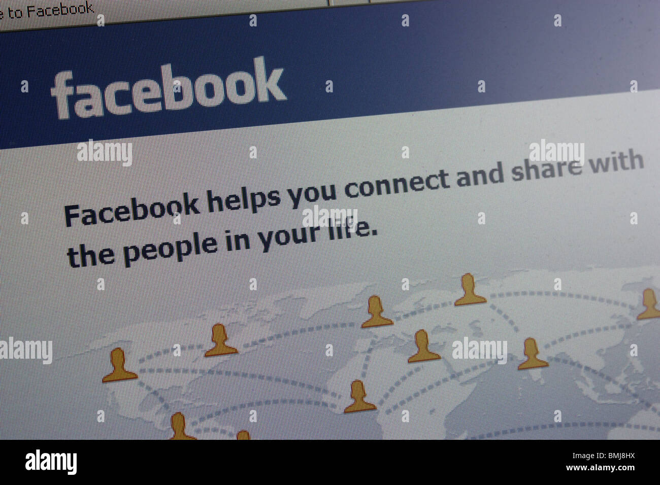 facebook computer screen shot capture Stock Photo - Alamy