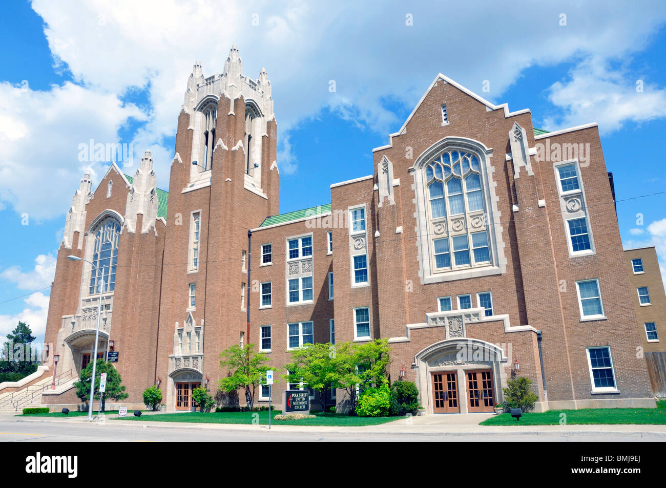 Methodist church, Amarillo, Texas, USA Stock Photo - Alamy
