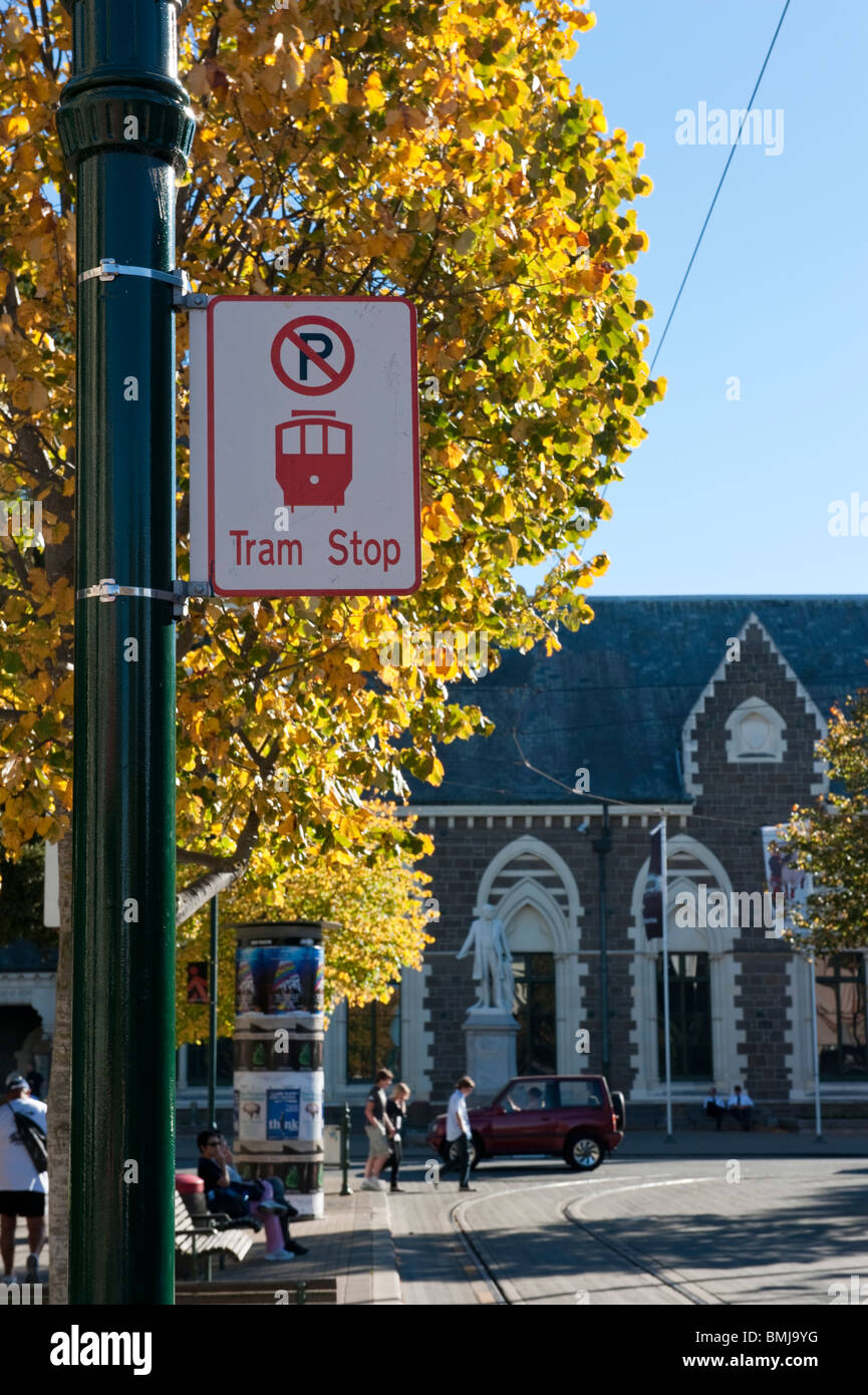 Old tram stop sign hi-res stock photography and images - Alamy