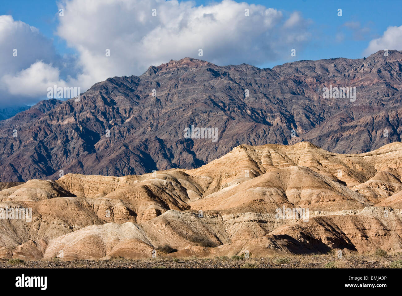 Colorful mountains and rock patterns in the mountains at Death Valley ...