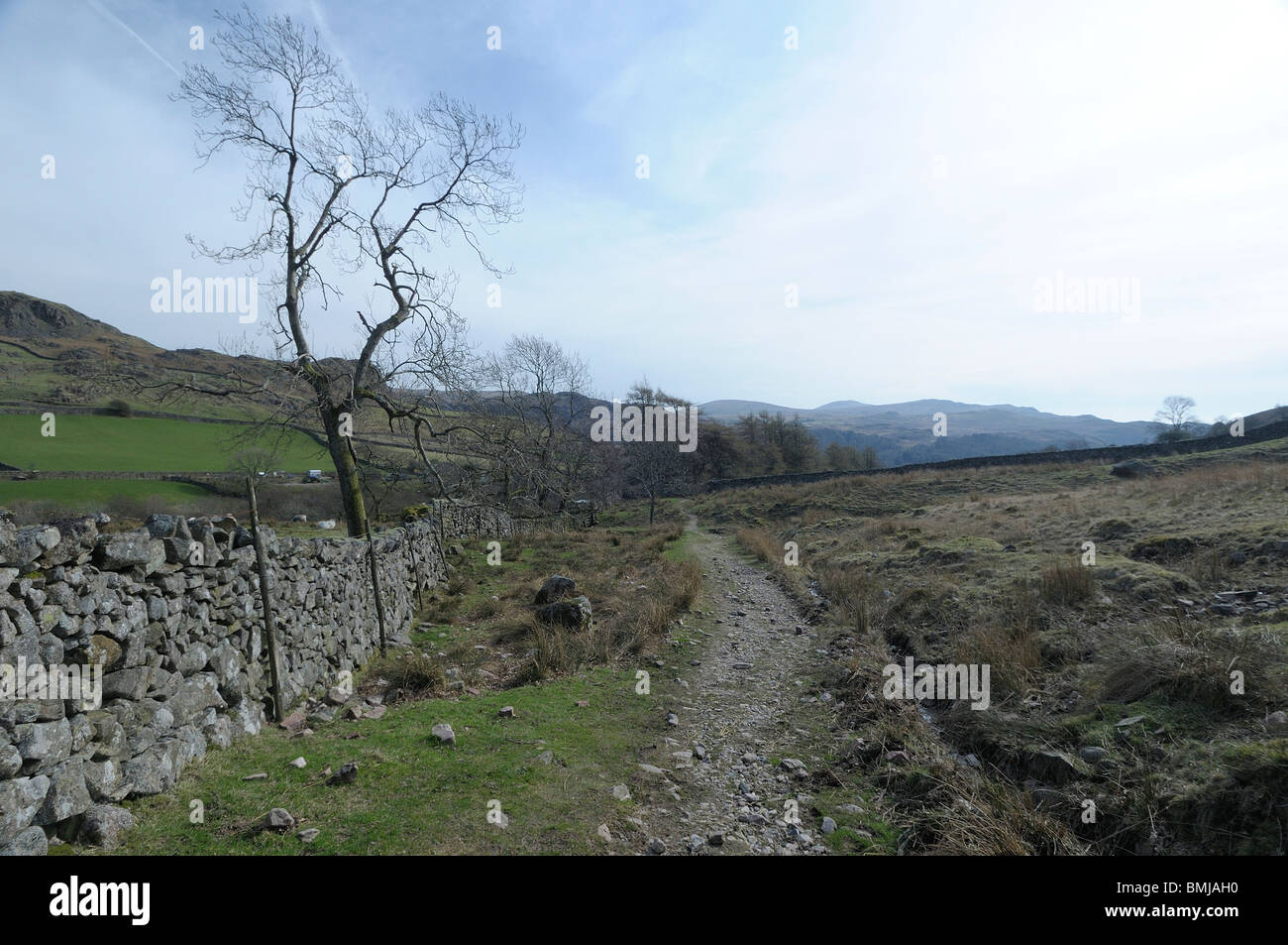 Cumbria dry stone wall hi-res stock photography and images - Alamy