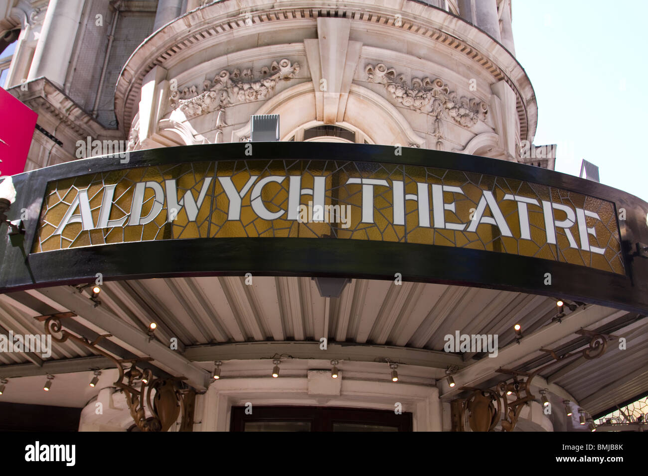 Entrance to the Aldwych Theatre in Covent Garden, London Stock Photo ...
