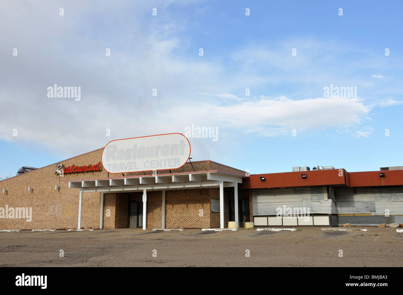 Abandoned restaurant at historic Route 66 in New Mexico, USA Stock Photo - Alamy