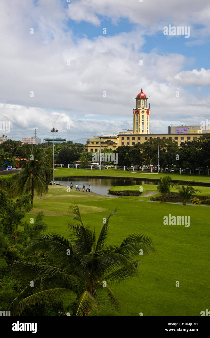 The CLUB INTRAMUROS GOLF COURSE as seen from the walls of the ...