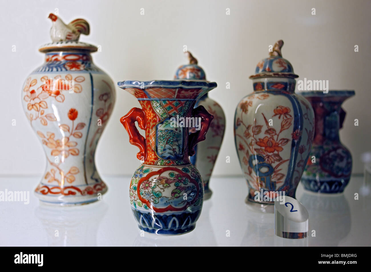 Traditional vases in museum, Amsterdam, Netherlands Stock Photo - Alamy