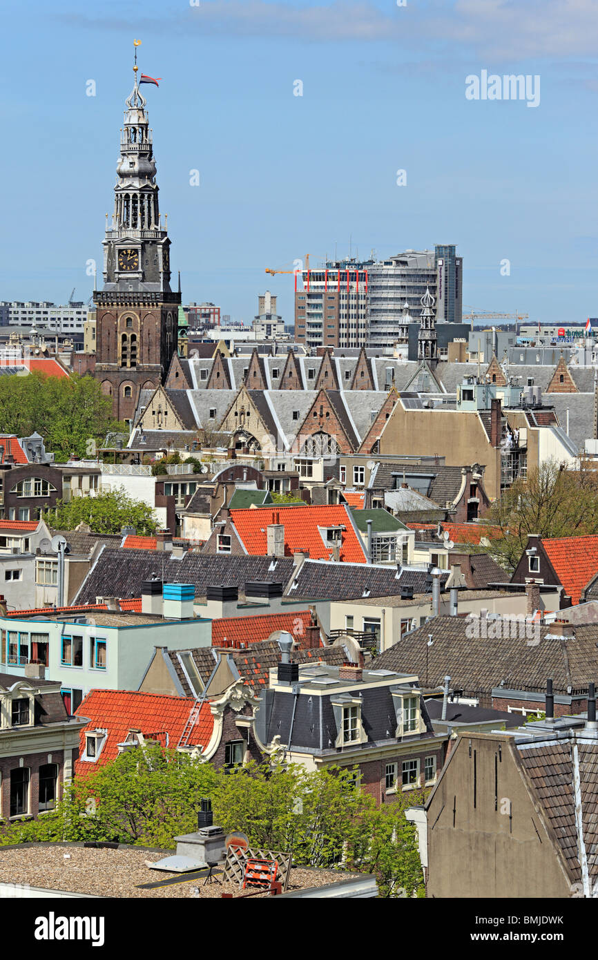 View of Amsterdam from above, Netherlands Stock Photo - Alamy