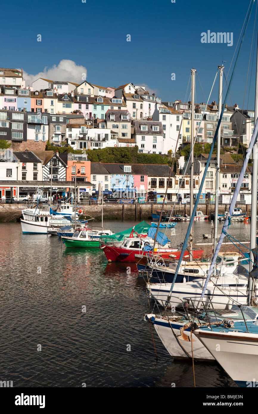 Brixham devon harbour fishing boats boats hi-res stock photography and ...