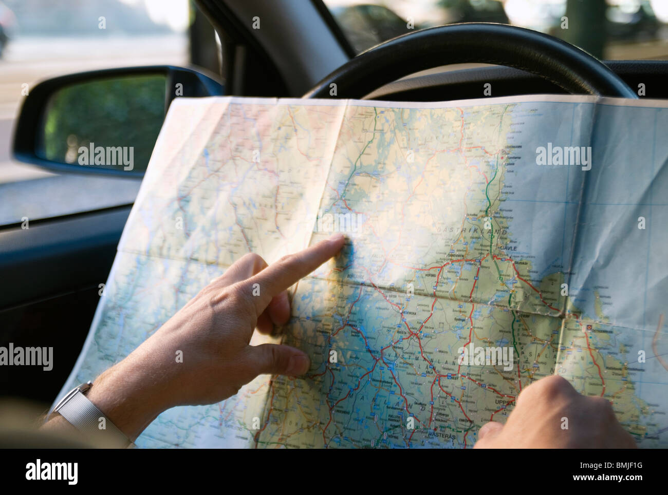 Point on map Stock Photo - Alamy