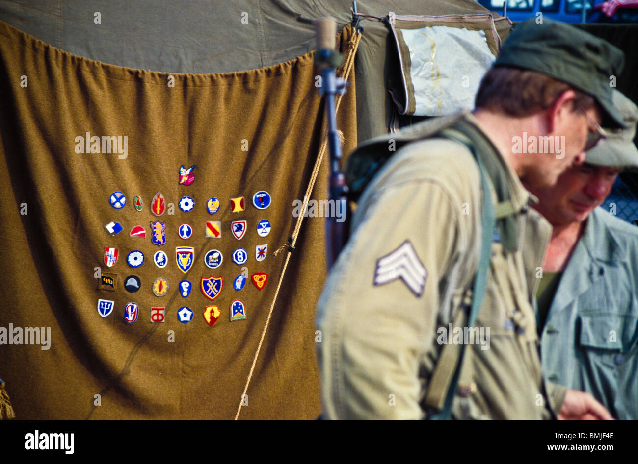 World War II military reenactor Stock Photo - Alamy