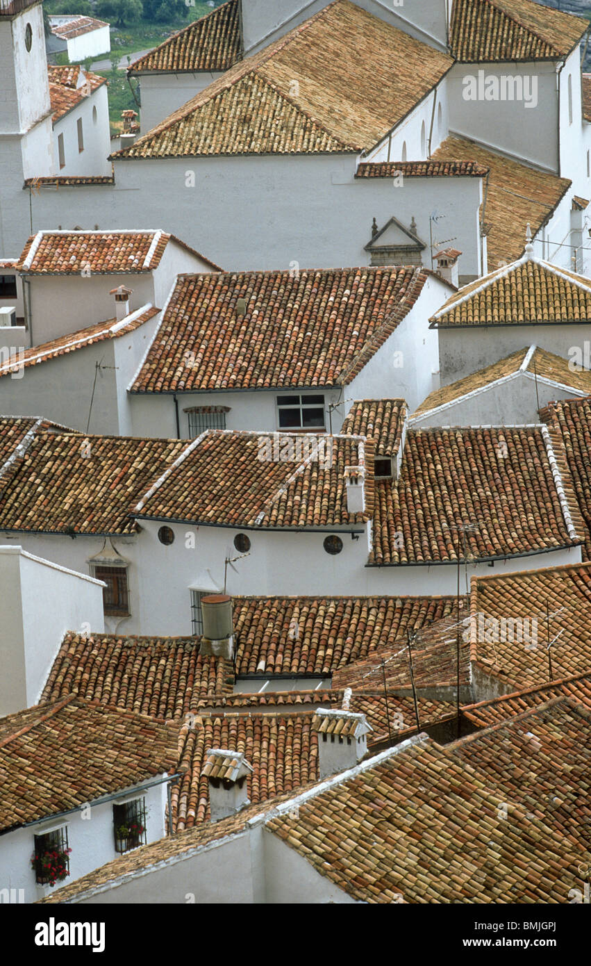 Rooftops, Grazalema, Andalucia, Spain Stock Photo - Alamy