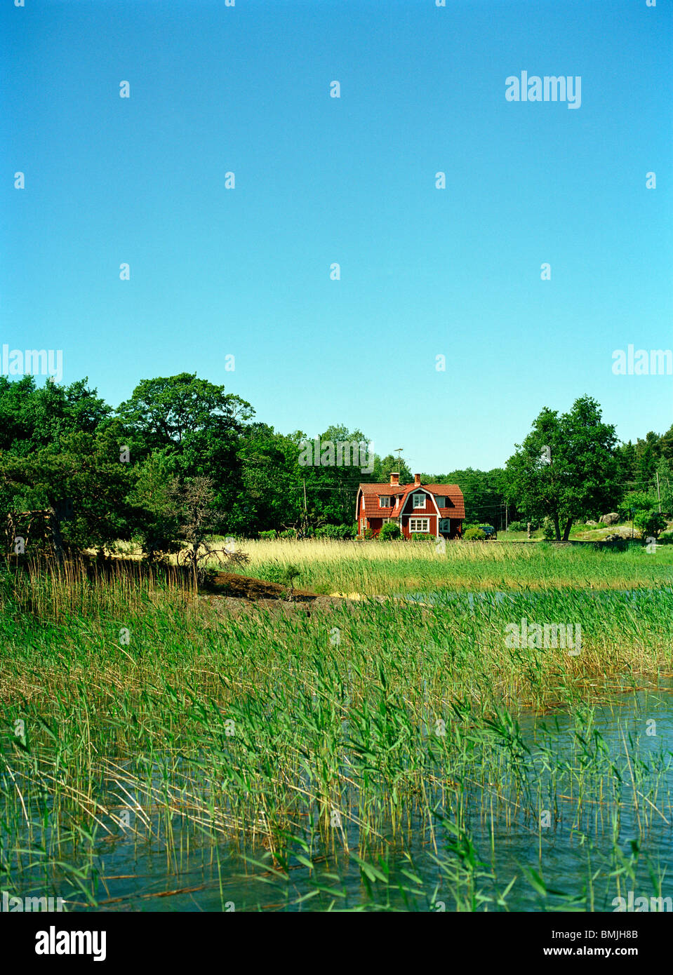 Scandinavian summer house hi-res stock photography and images - Alamy