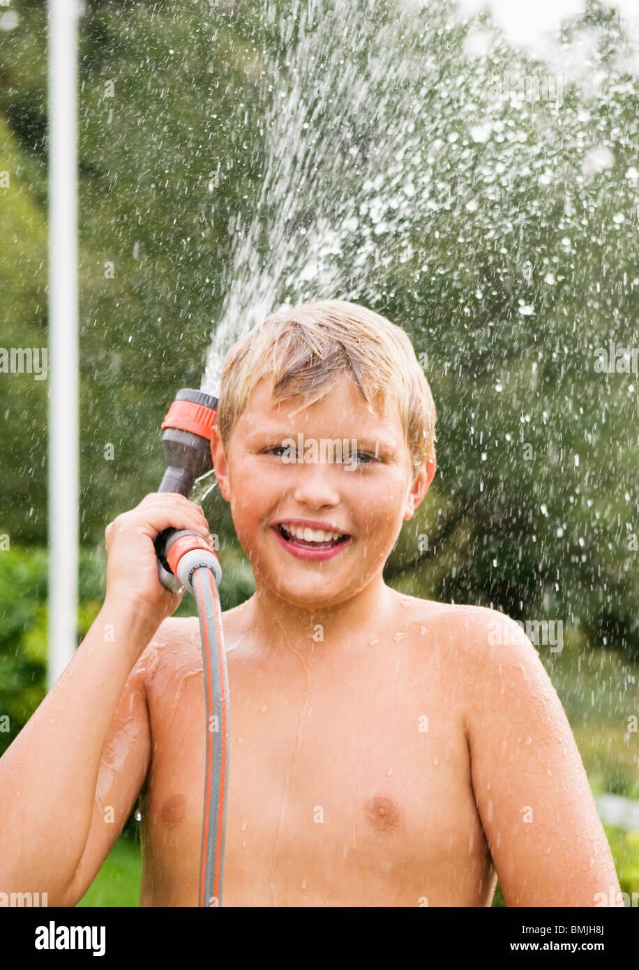 Water hose hi-res stock photography and images - Alamy
