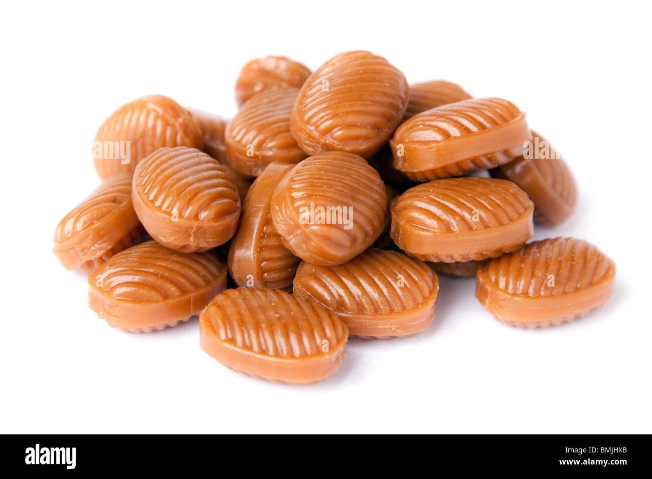 Candy stack isolated on a white background Stock Photo - Alamy