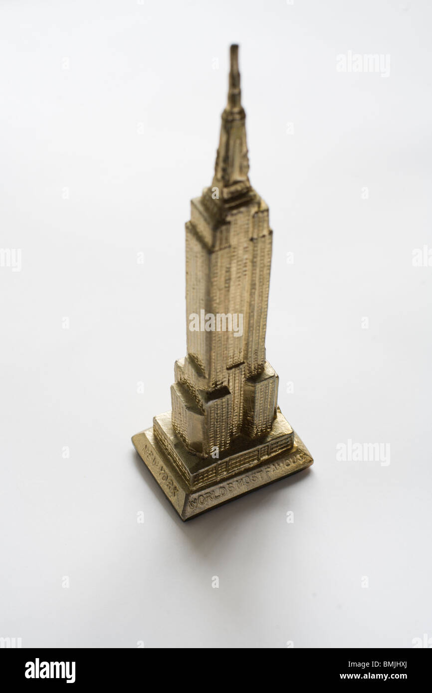 A miniature of Empire State Building, Sweden Stock Photo - Alamy
