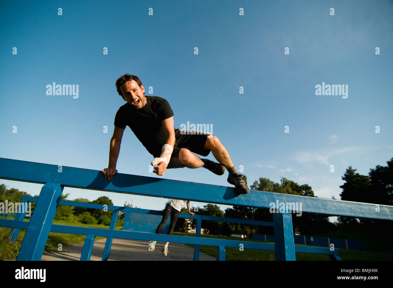 People doing obstacles hi-res stock photography and images - Alamy