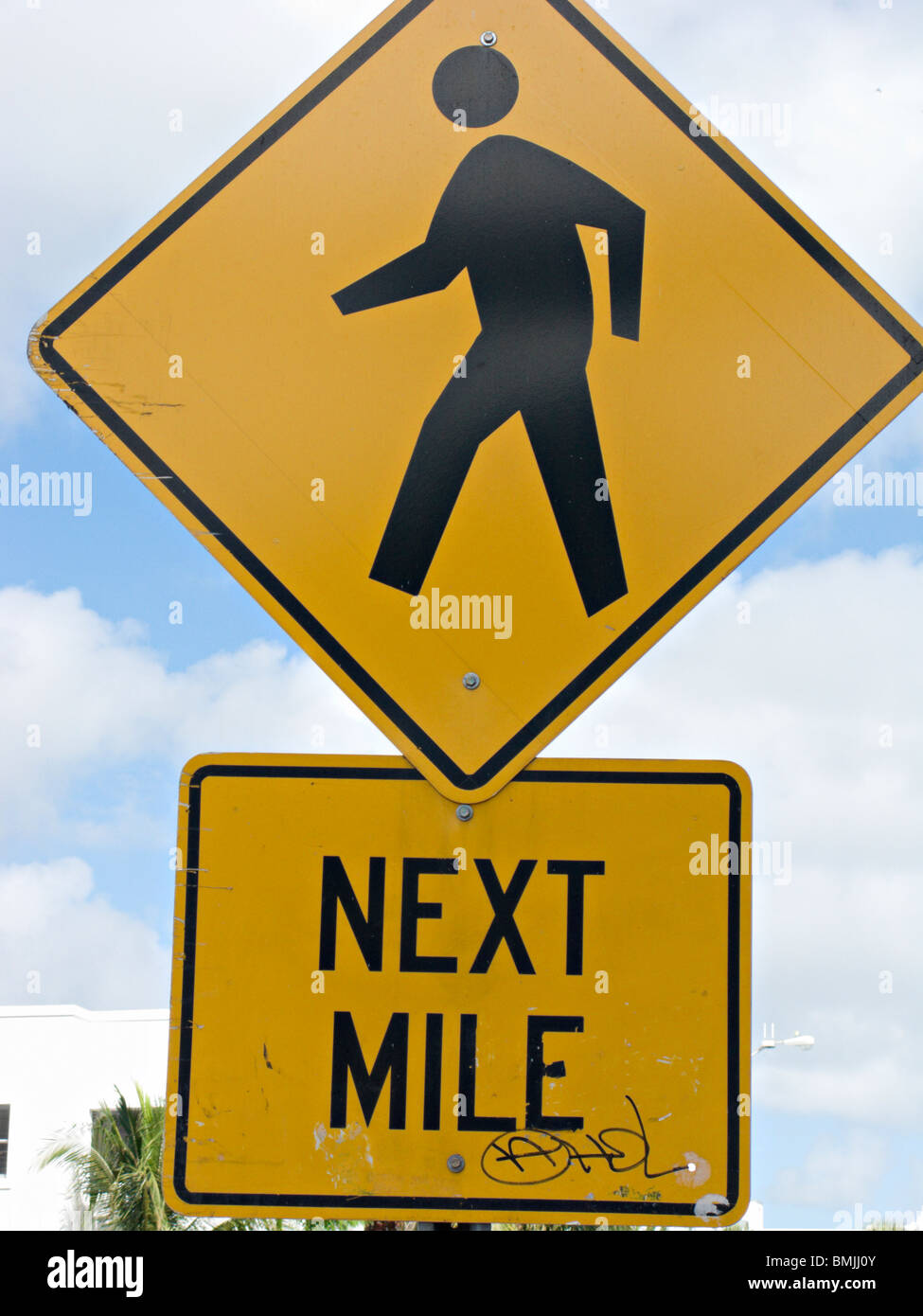 A road sign, USA Stock Photo - Alamy