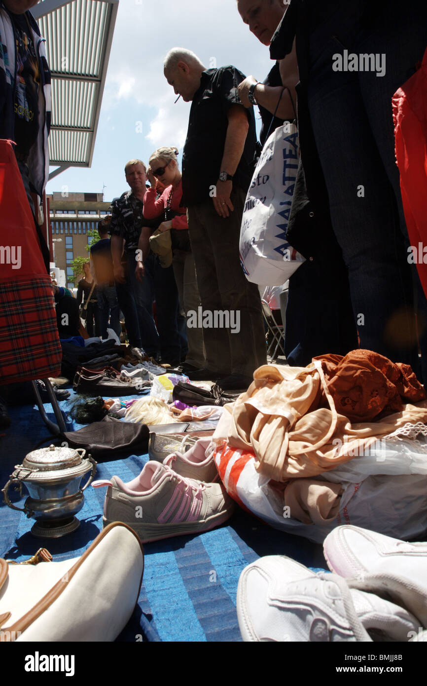 Porta Portese Market in Trastevere Rome Lazio Italy Stock Photo - Alamy