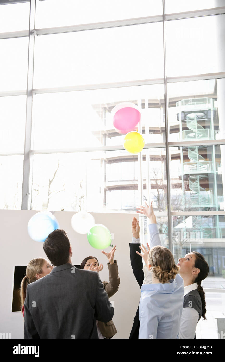 Releasing balloons indoors hi-res stock photography and images - Alamy