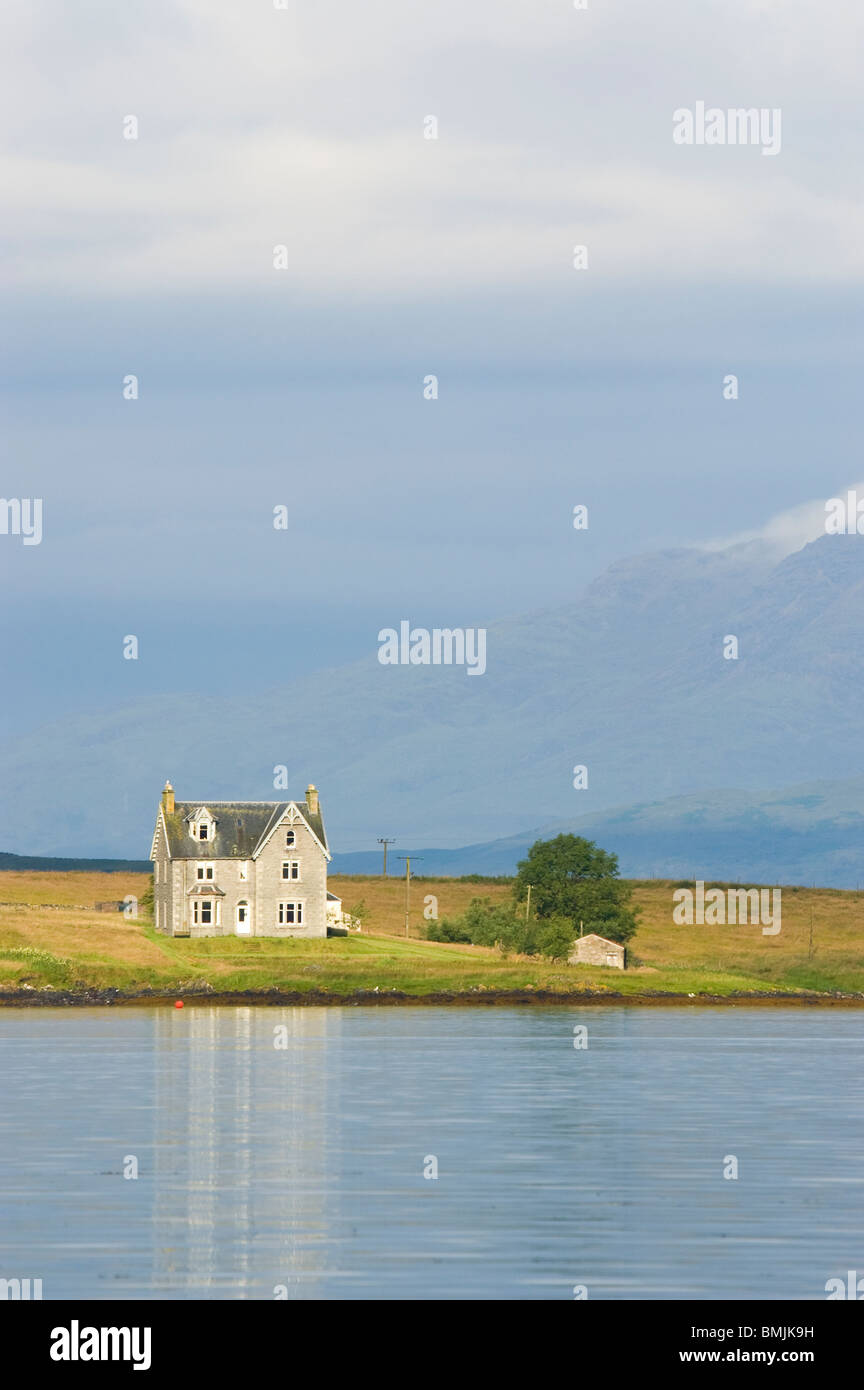 House on island Oban Scotland Stock Photo - Alamy