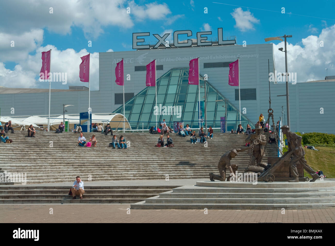 Excel International Exhibition Centre on the Royal Victoria Dock in ...