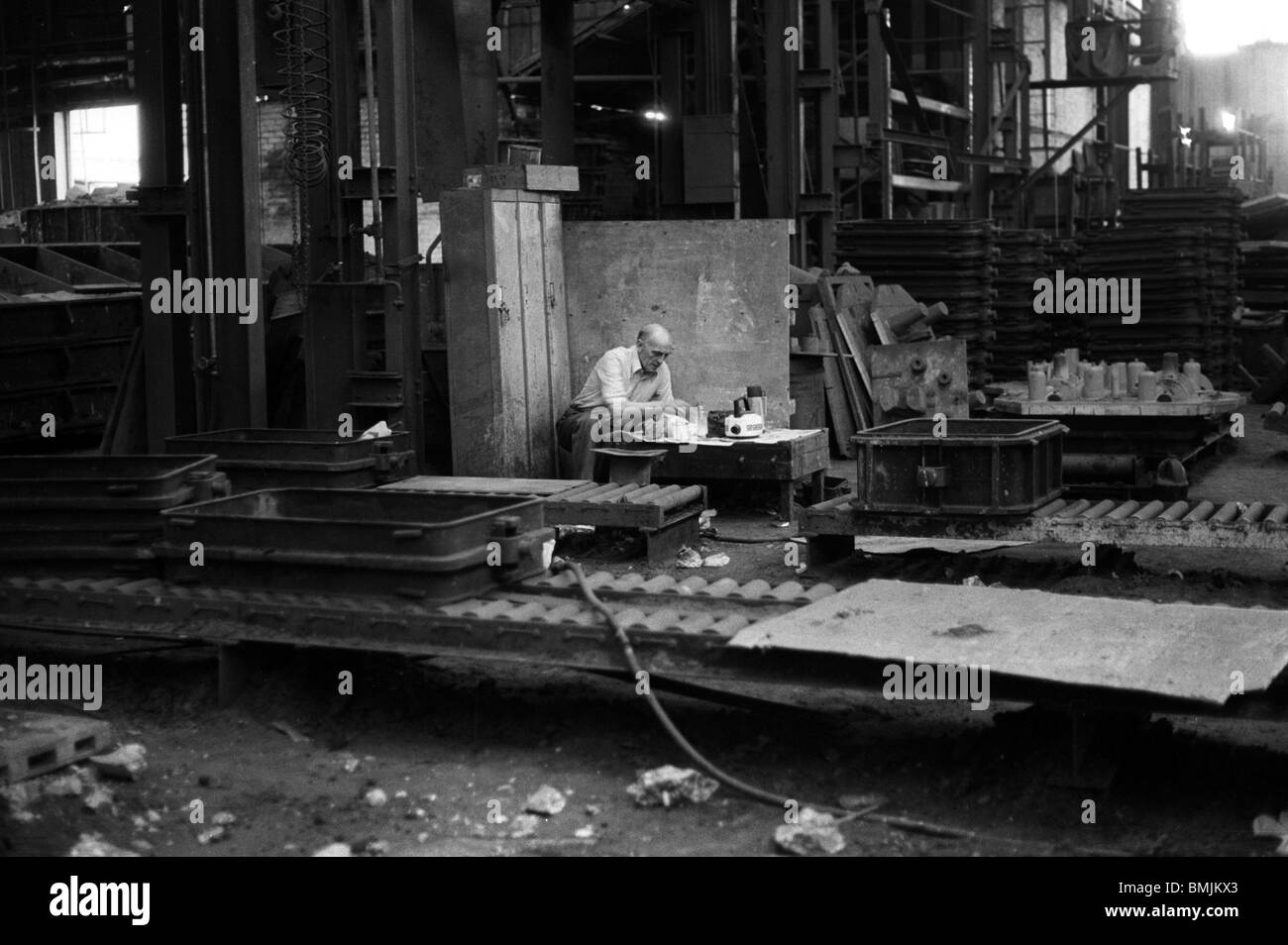 Iron foundry Black and White Stock Photos & Images - Alamy