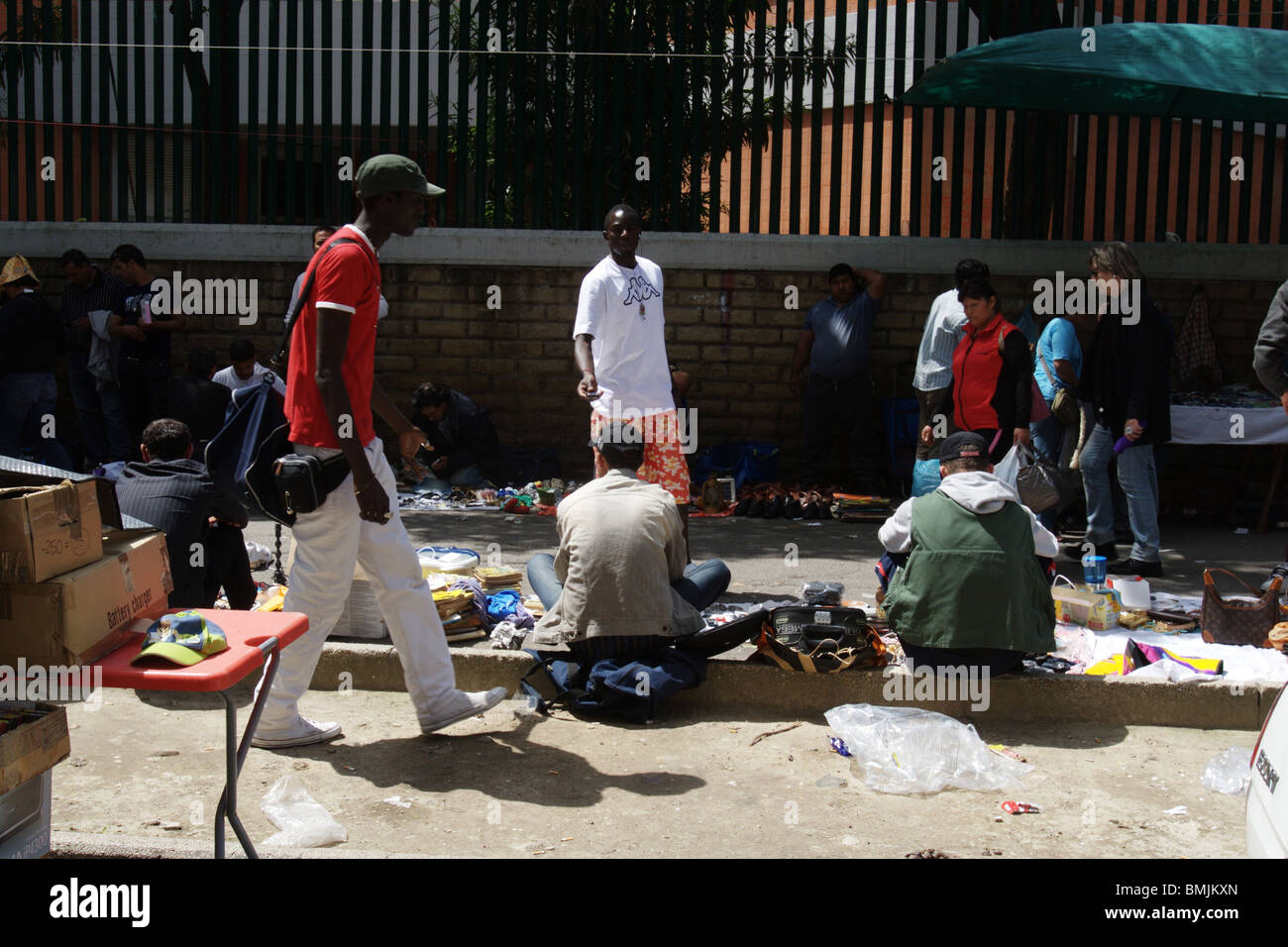 Porta Portese Market in Trastevere Rome Lazio Italy Stock Photo - Alamy