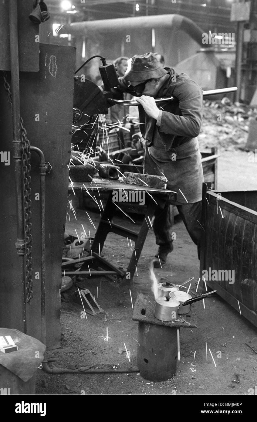 Foundry worker Black and White Stock Photos & Images - Alamy